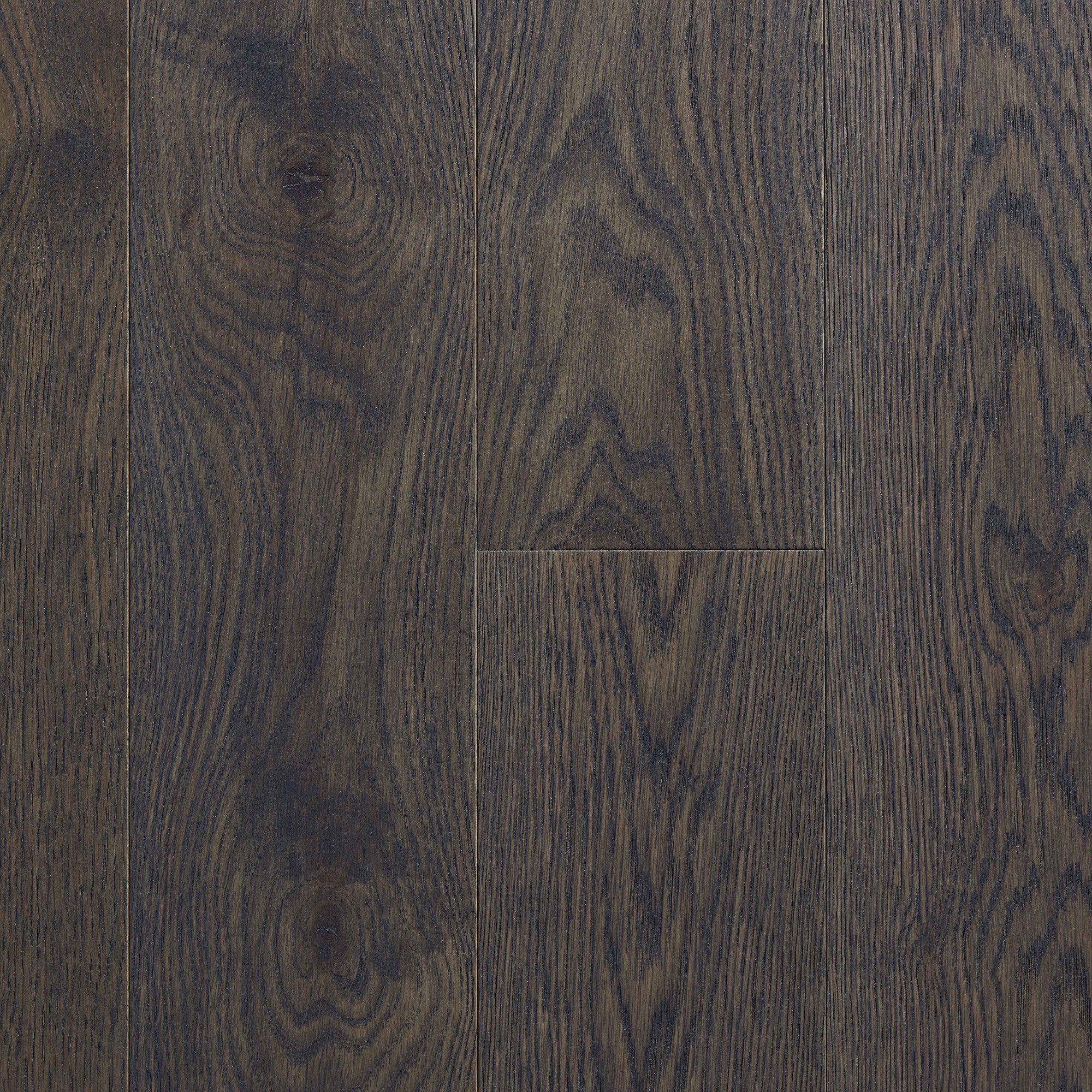 Vintage Solid Sawn White Oak Gotham Wirebrushed 8" x 3/4" UVF Oil Char